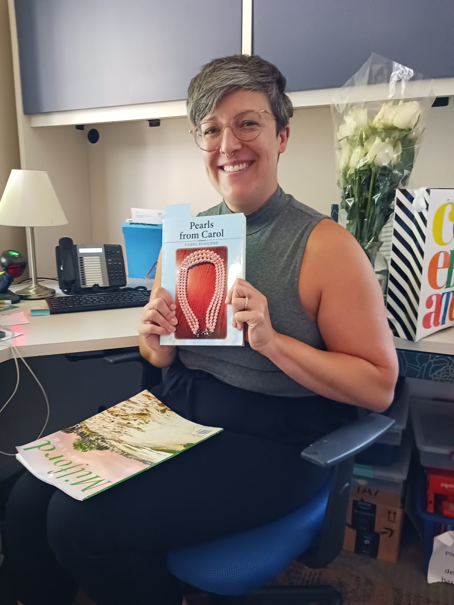 THANK YOU PAMELA FROM DANBURY CT. LIBRARY - Pearls from Carol