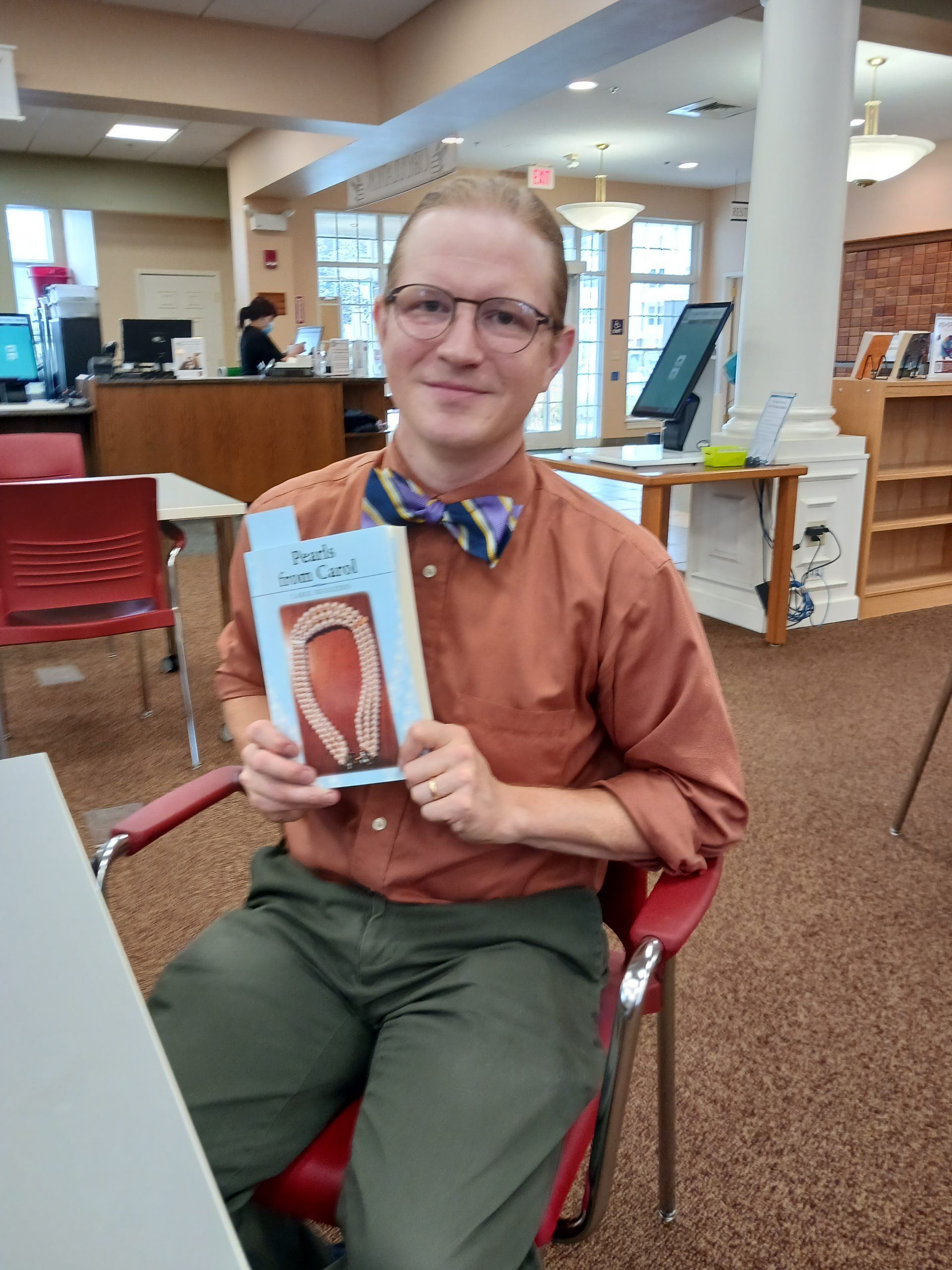 THANK YOU TOM FROM BETHEL CT. LIBRARY - Pearls from Carol