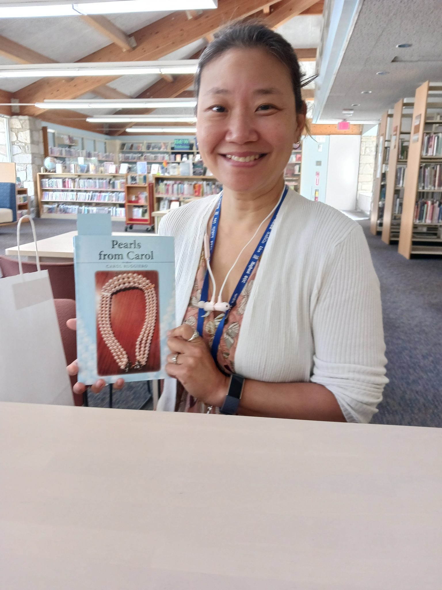 THANK YOU IMMIE FROM NEW CANAAN LIBRARY. - Pearls from Carol
